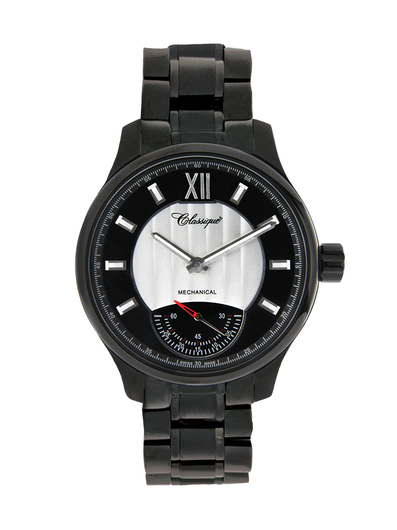 axel black plated stainless steel 48mm black plated stainless steel watch – Classique Watch Company