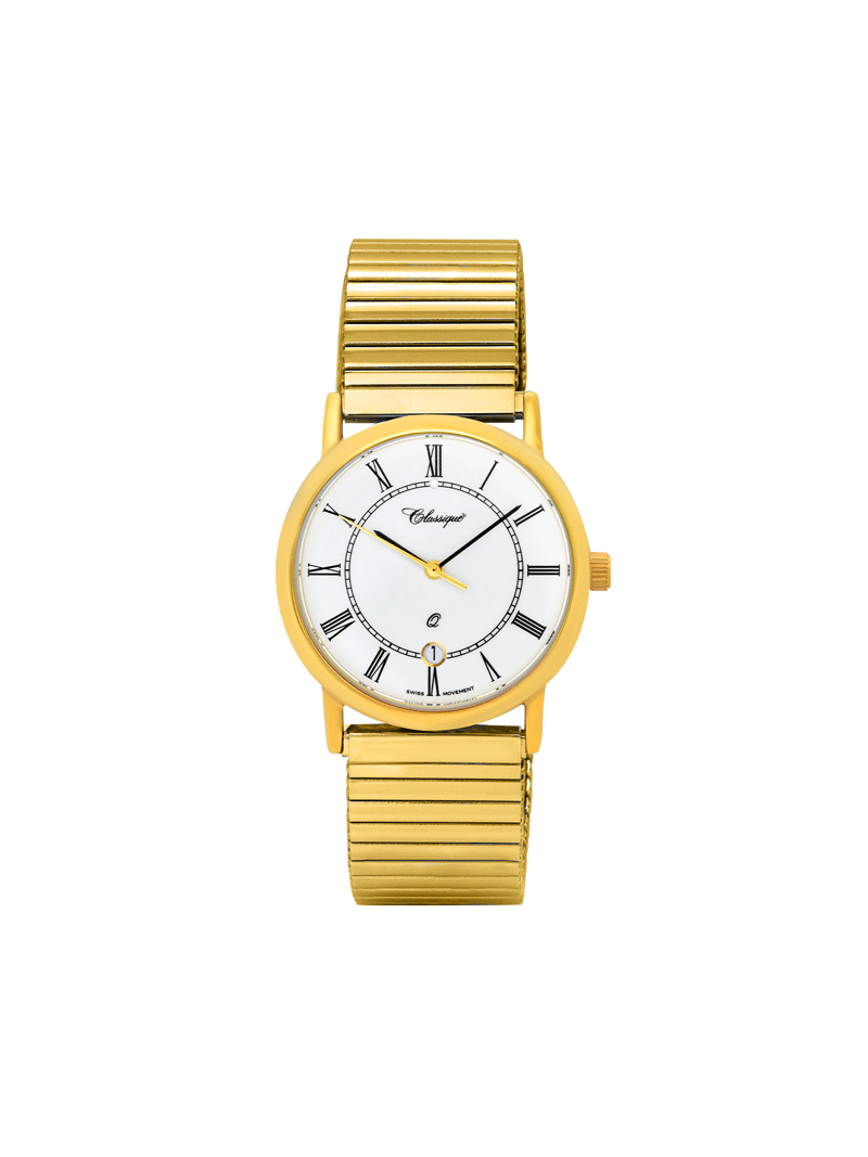 skylar gold plated stainless steel 28mm swiss quartz watch – Classique ...