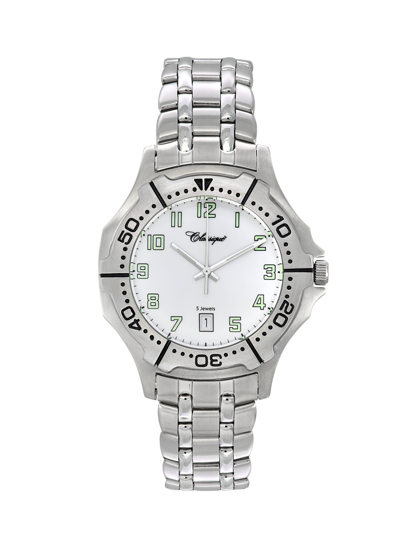 challenger stainless steel 40mm stainless steel watch – Classique Watch ...