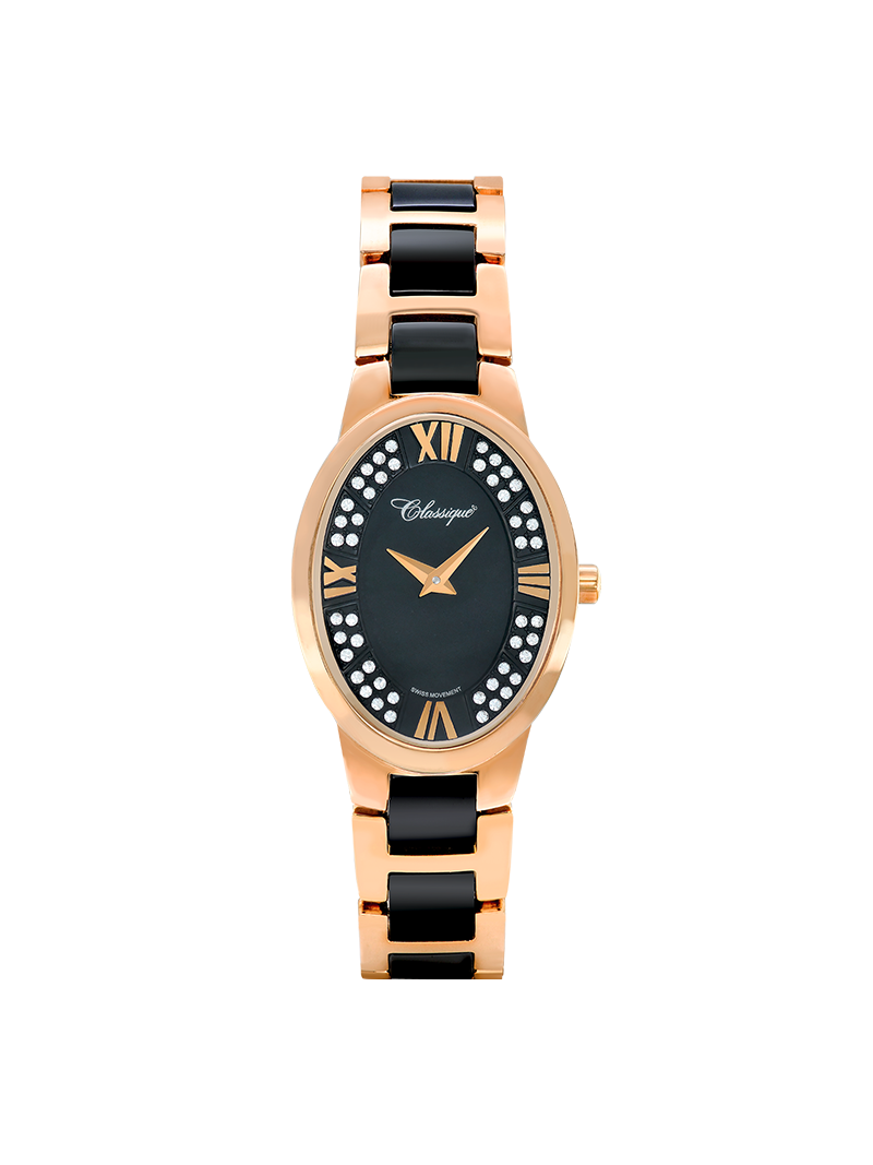 valeria gold plated stainless steel black ceramic 25x33mm gold plated ...